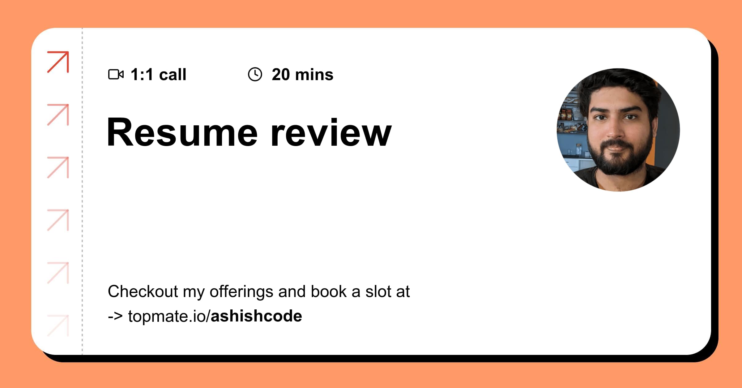 Resume review with Ashish Kumar